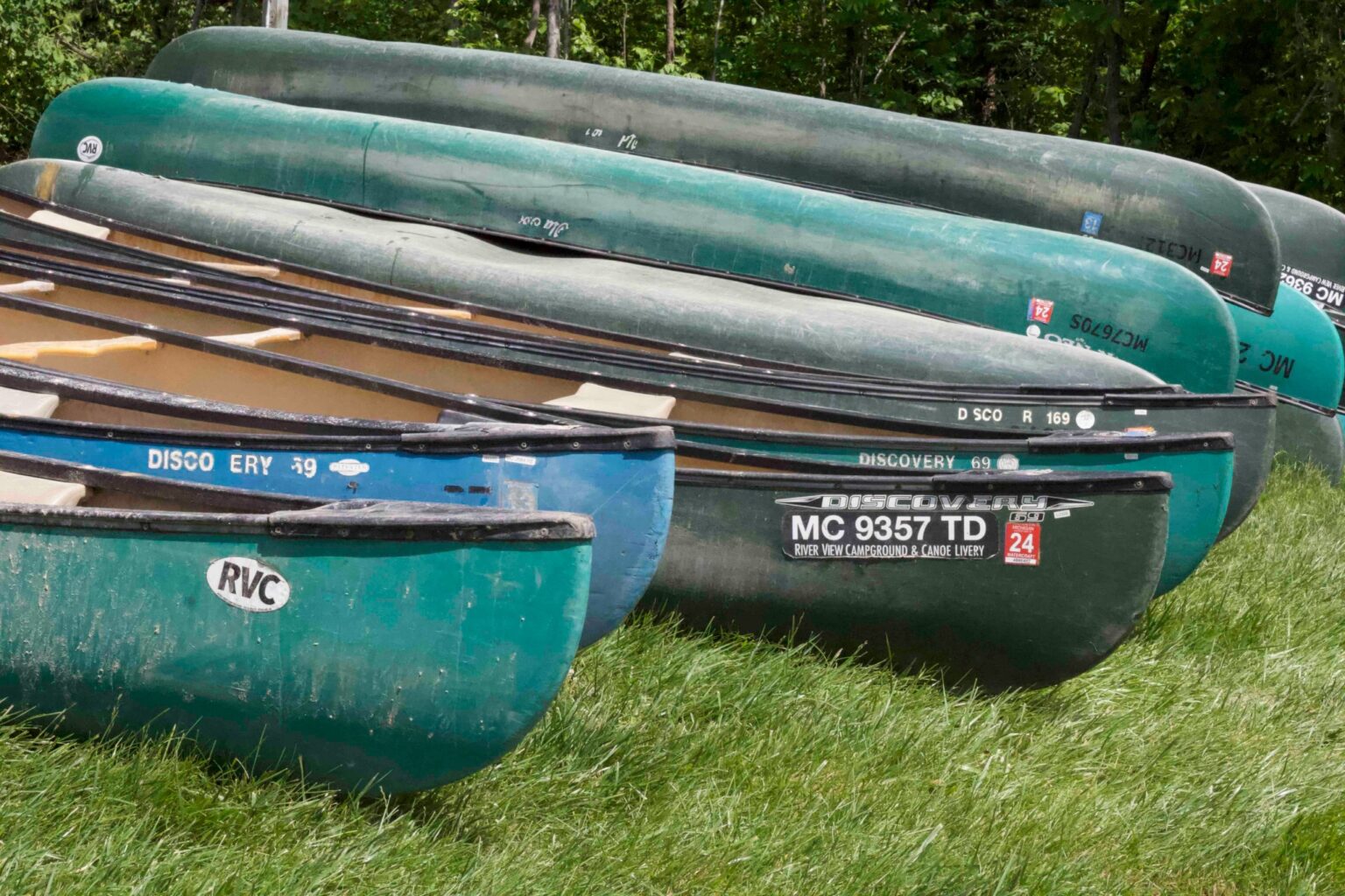 Canoeing - River View Campground & Canoe Livery - Sterling, MI