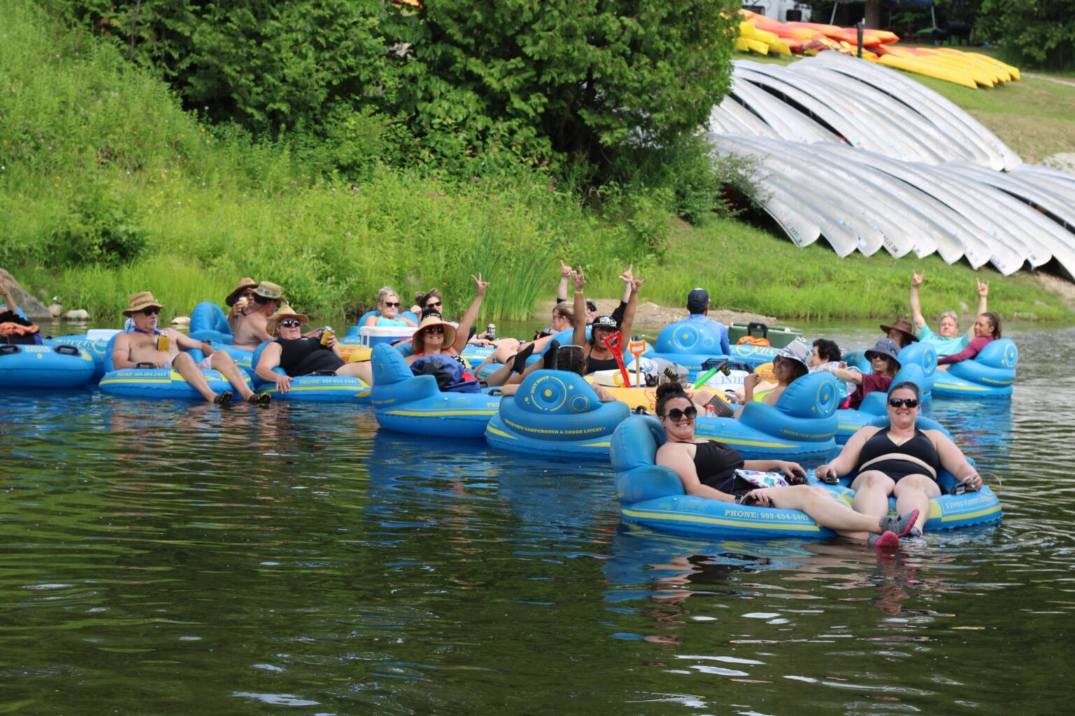 Tubing - River View Campground & Canoe Livery - Sterling, MI